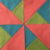 How to Make the Split Quarter Square Triangle Quilt Block - Create Whimsy