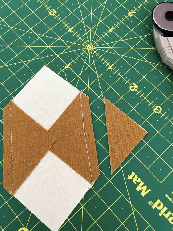 How to Make Square in a Square Quilt Block - Create Whimsy