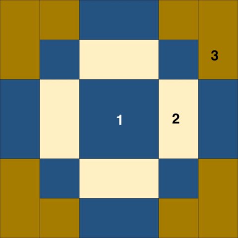 How to Make the Antique Tile Quilt Block: Five Sizes - Create Whimsy