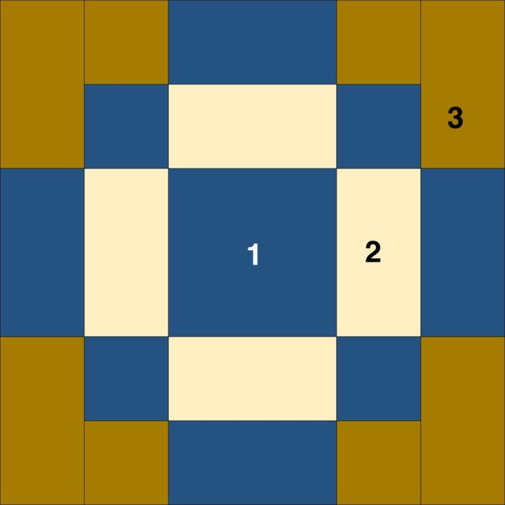 How to Make the Antique Tile Quilt Block: Five Sizes - Create Whimsy