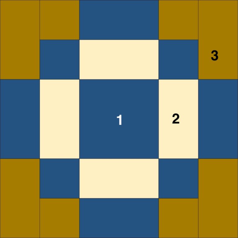 How to Make the Antique Tile Quilt Block: Five Sizes - Create Whimsy