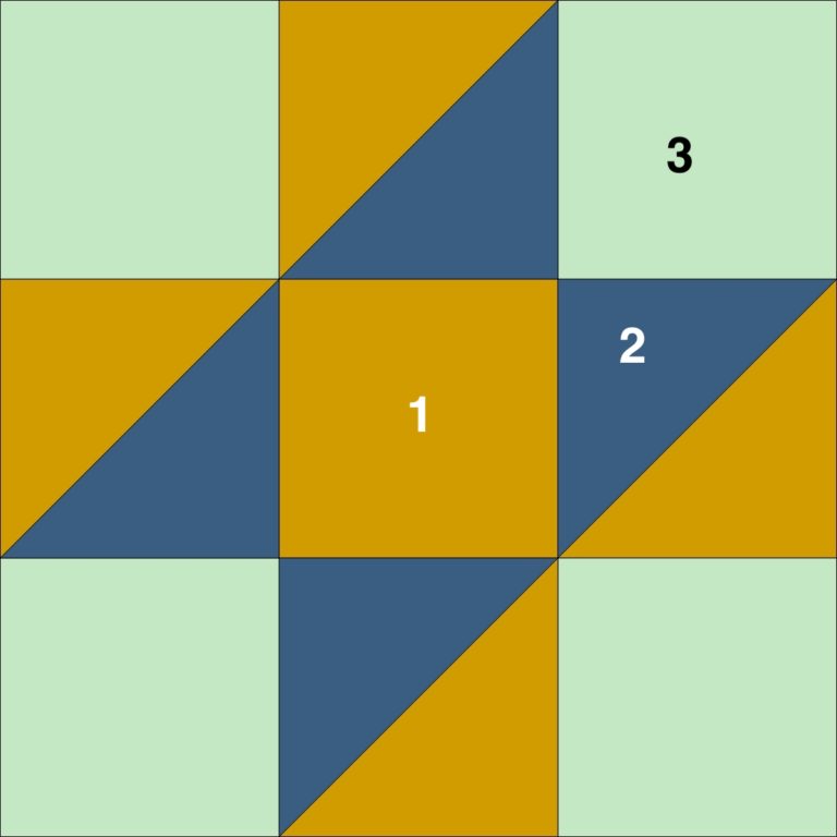 How to Make the Double Hourglass Quilt Pattern 2 - Create Whimsy