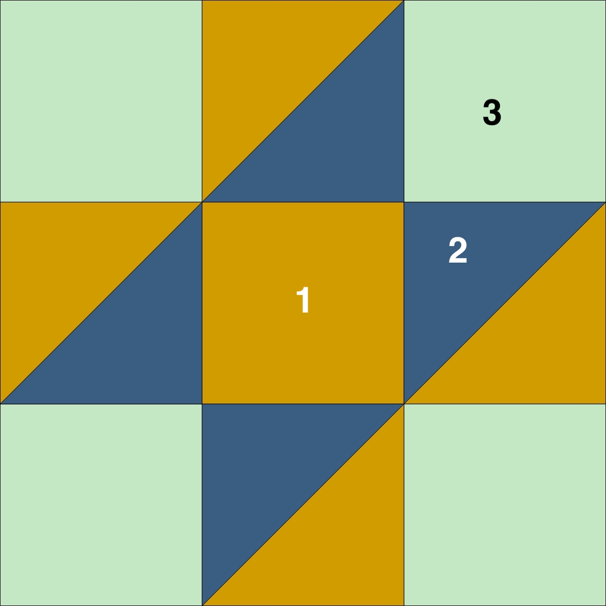 How to Make the Double Hourglass Quilt Pattern 2 - Create Whimsy