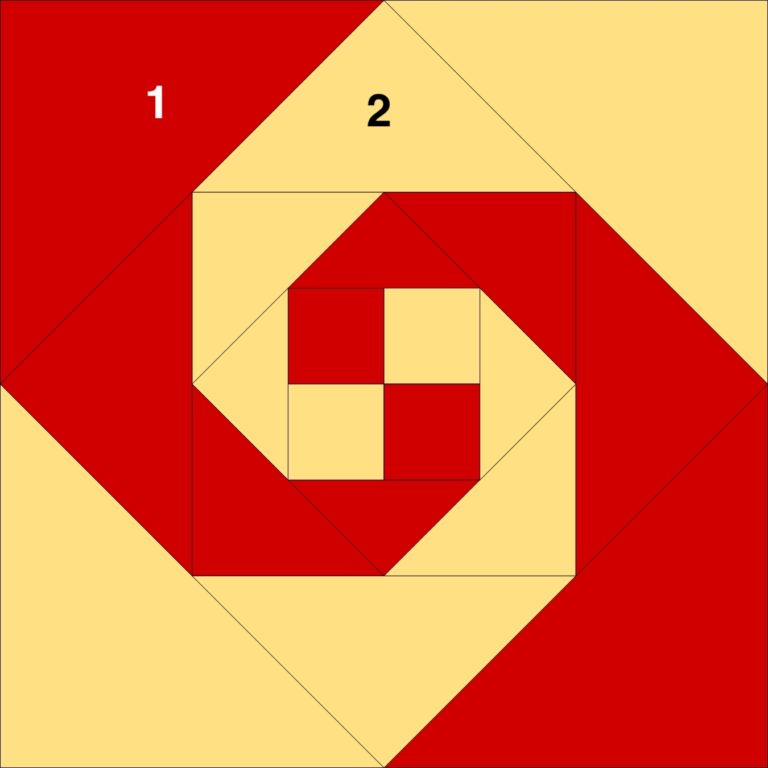 Snail Trail Quilt Block Pattern: Free Tutorial - Create Whimsy