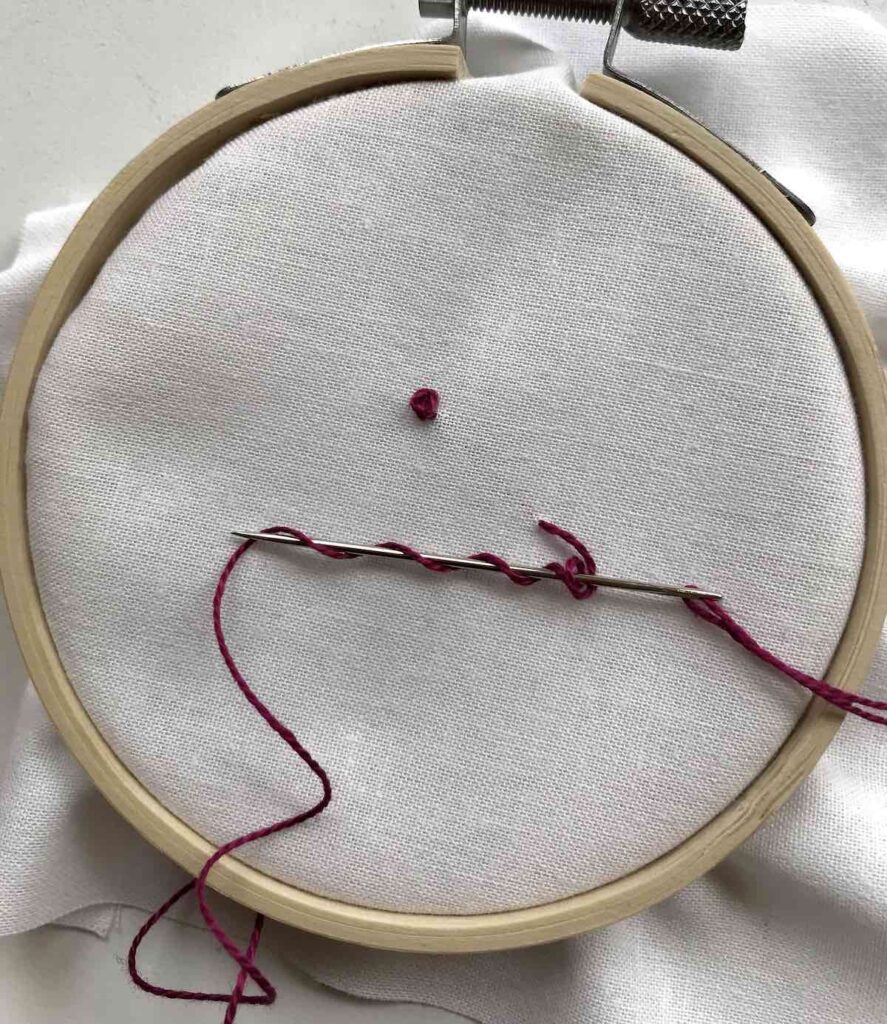 French Knot Embroidery Stitch Tutorial with Video - Create Whimsy