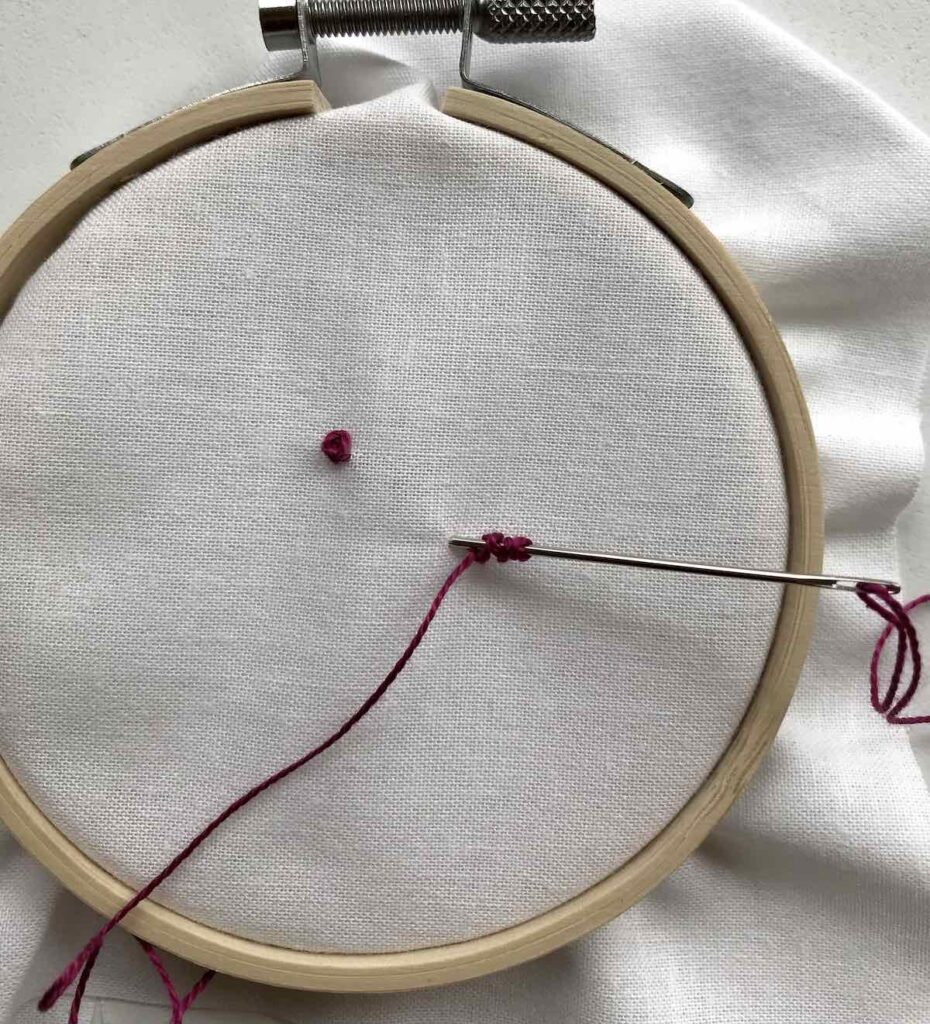 French Knot Embroidery Stitch Tutorial with Video - Create Whimsy