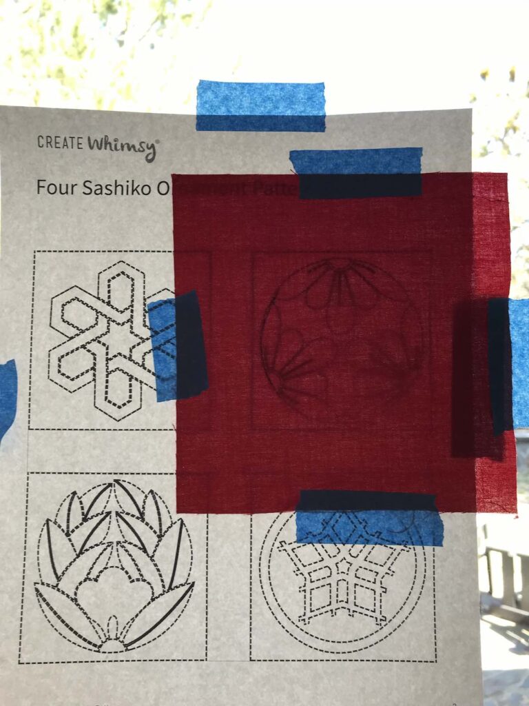 How to Make Sashiko Ornaments - Create Whimsy