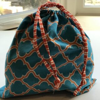 How to Make a Simple Drawstring Bag - Free Tutorial - Create Whimsy
