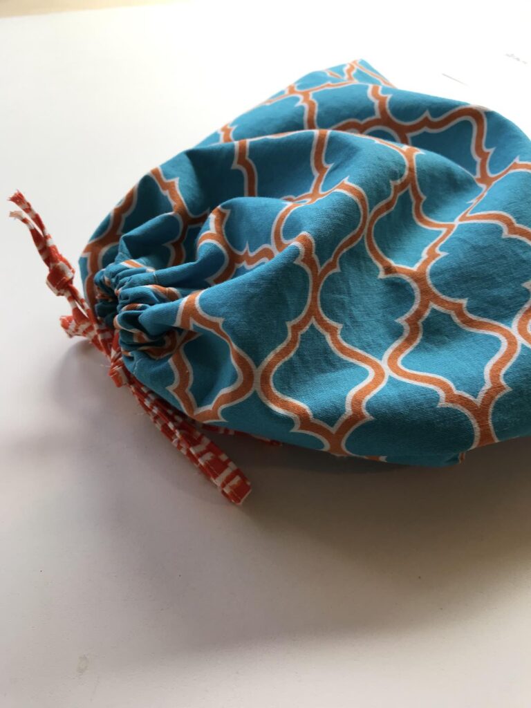 How to Make a Simple Drawstring Bag - Free Tutorial - Create Whimsy