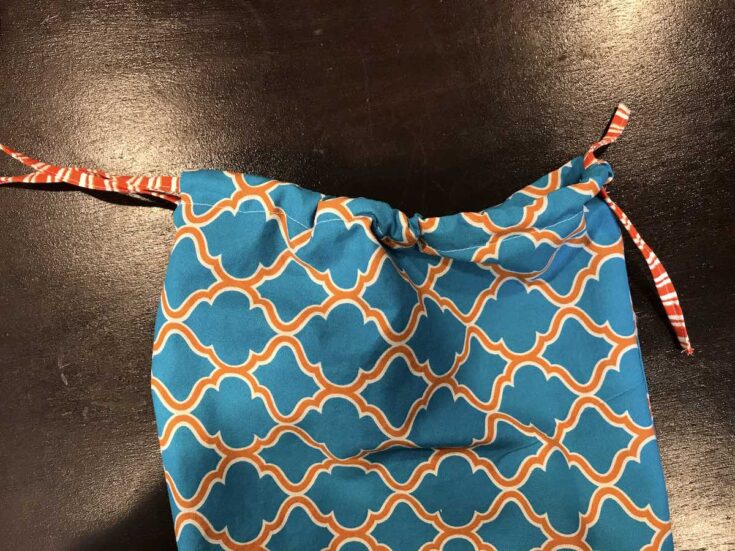 How to Make a Simple Drawstring Bag - Free Tutorial - Create Whimsy