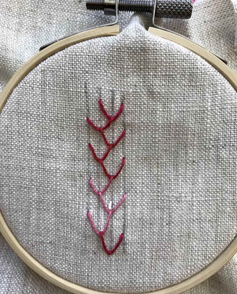 Feather Stitch Embroidery Tutorial - Create Whimsy
