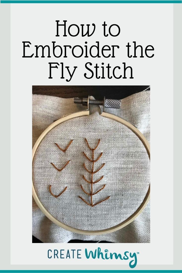 Fly Stitch Embroidery - Create Whimsy