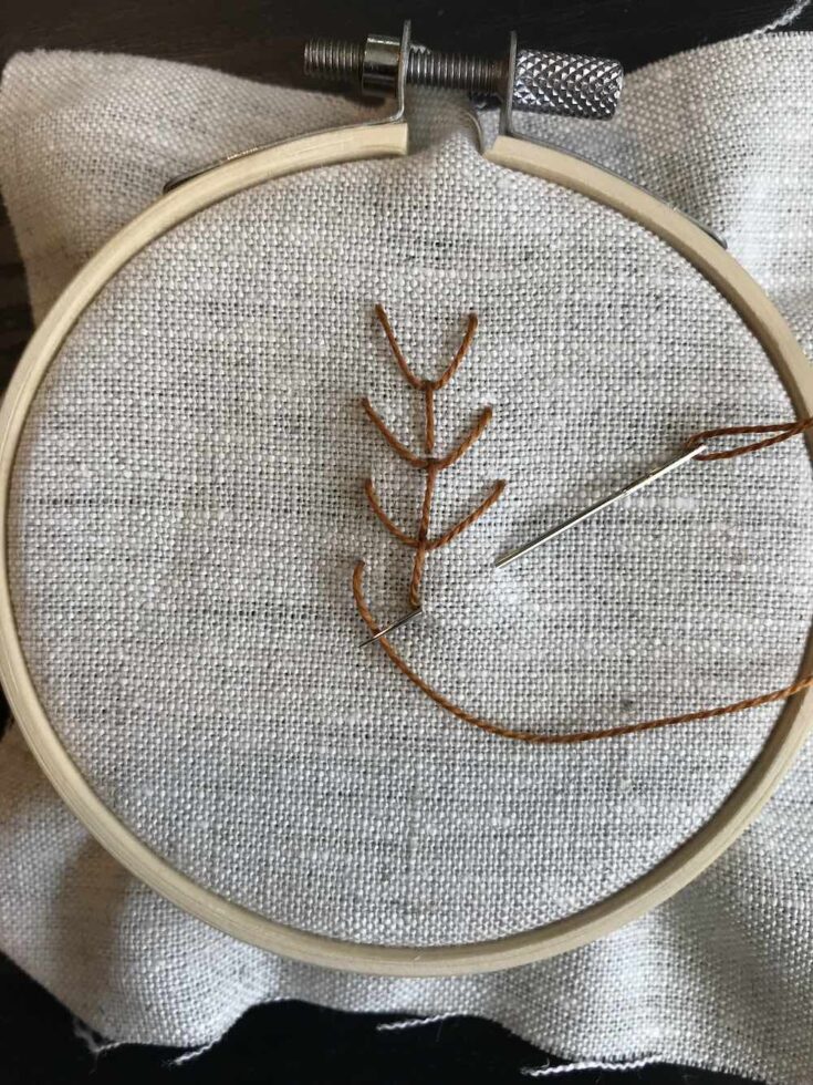 Fly Stitch Embroidery - Create Whimsy