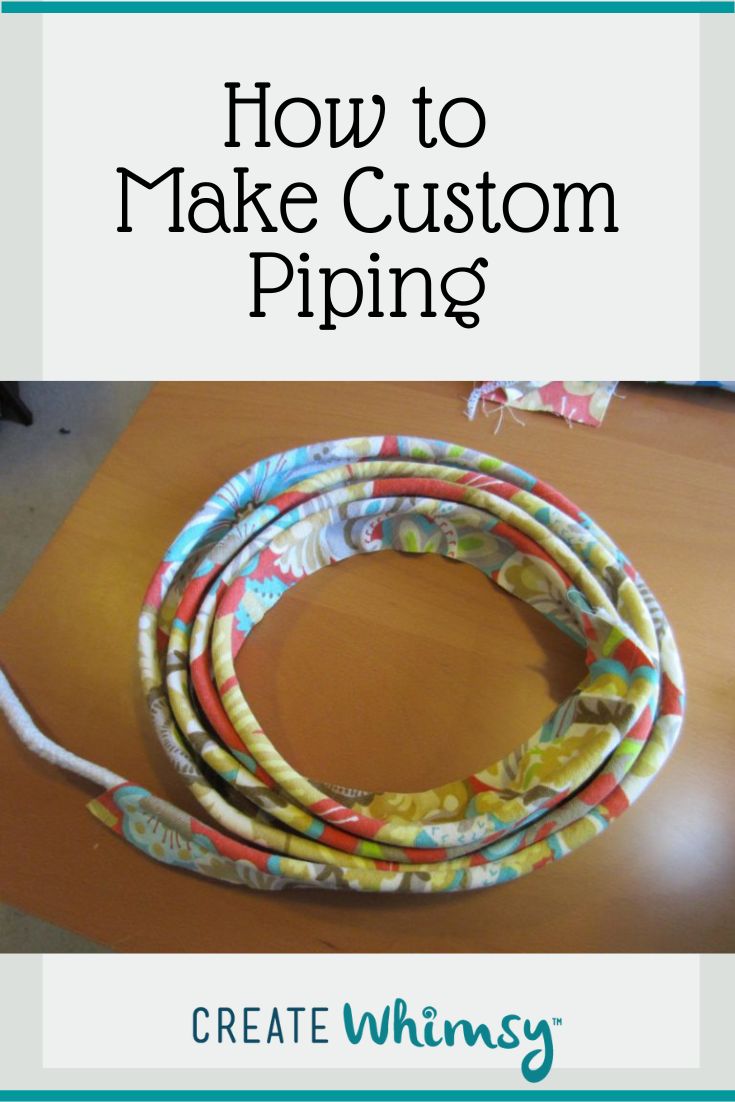 How to Make Custom Piping - Create Whimsy