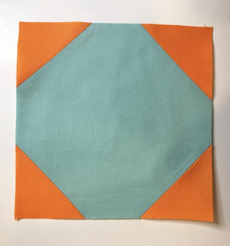 How to Make the Snowball Quilt Block: Free Tutorial - Create Whimsy