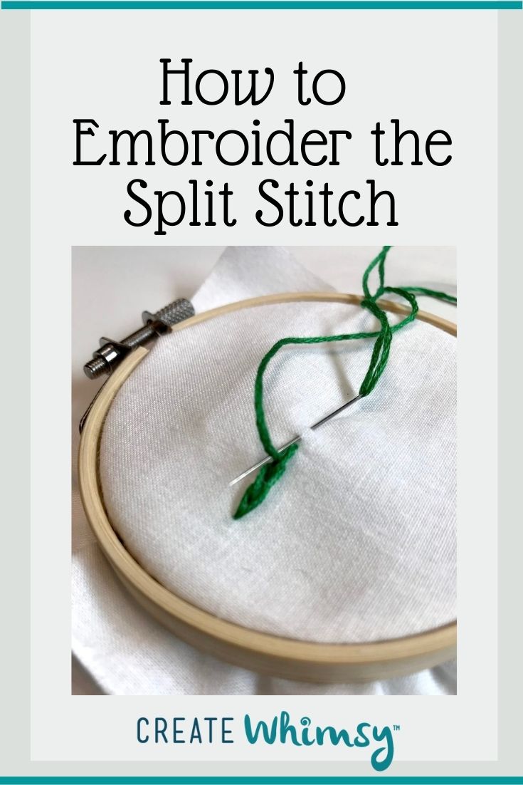 How to do the Split Stitch Embroidery: Hand Embroidery Tutorial ...
