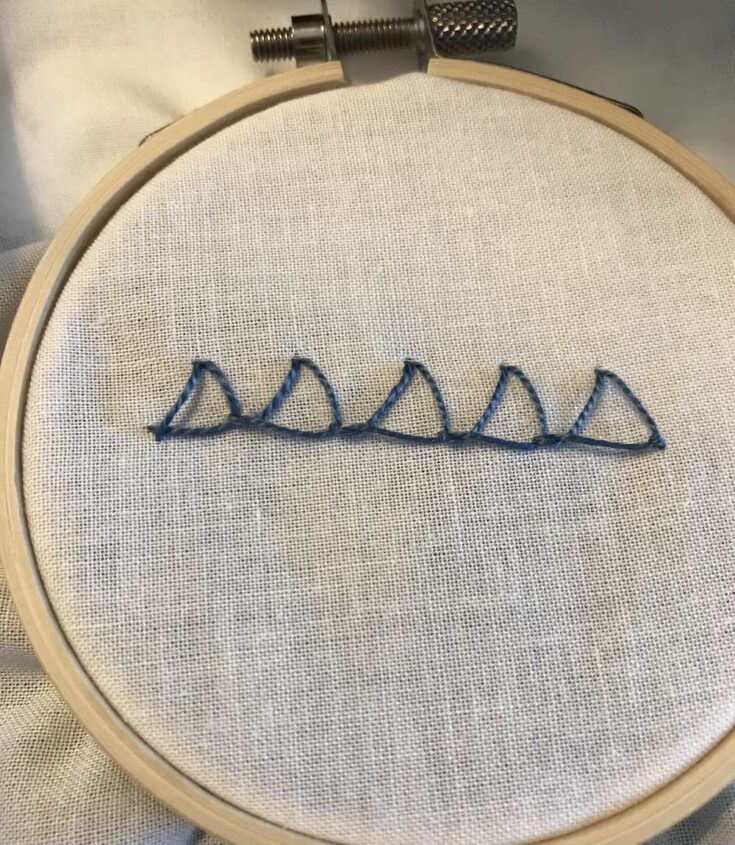 Closed Buttonhole Stitch Hand Embroidery Tutorial - Create Whimsy