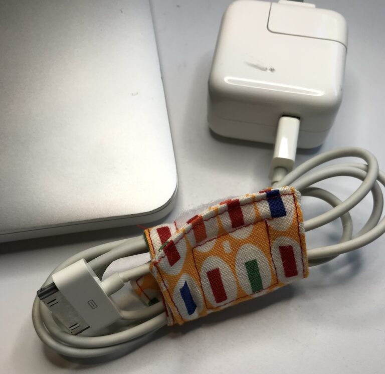 DIY Cord Keeper Wrap Tutorial: Easy Sewing Project - Create Whimsy