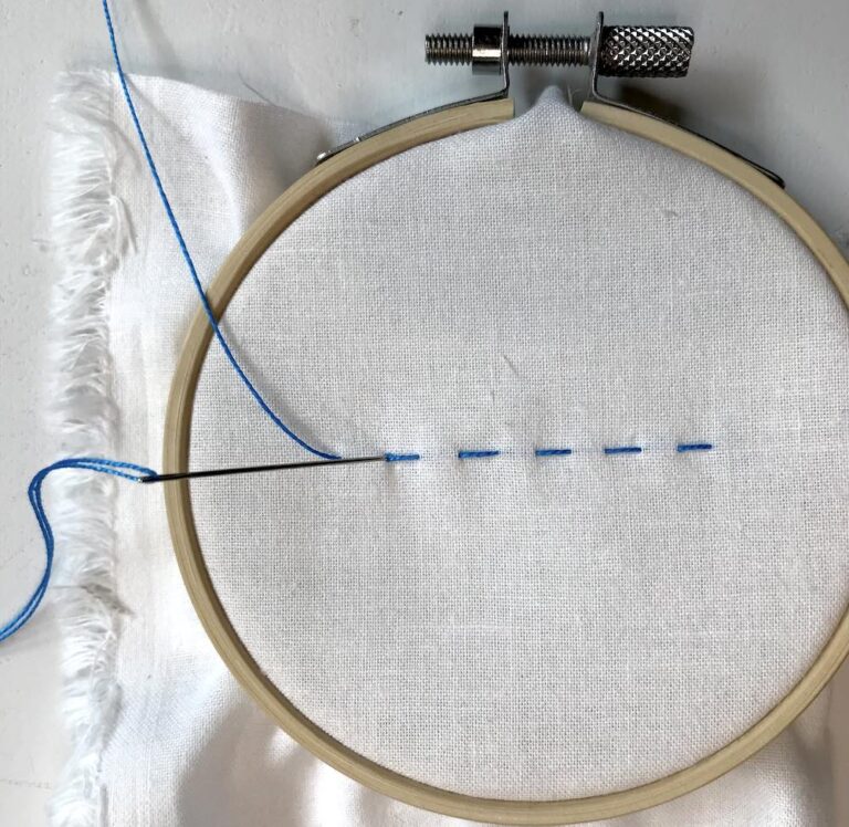 Double Running Stitch Embroidery - Create Whimsy