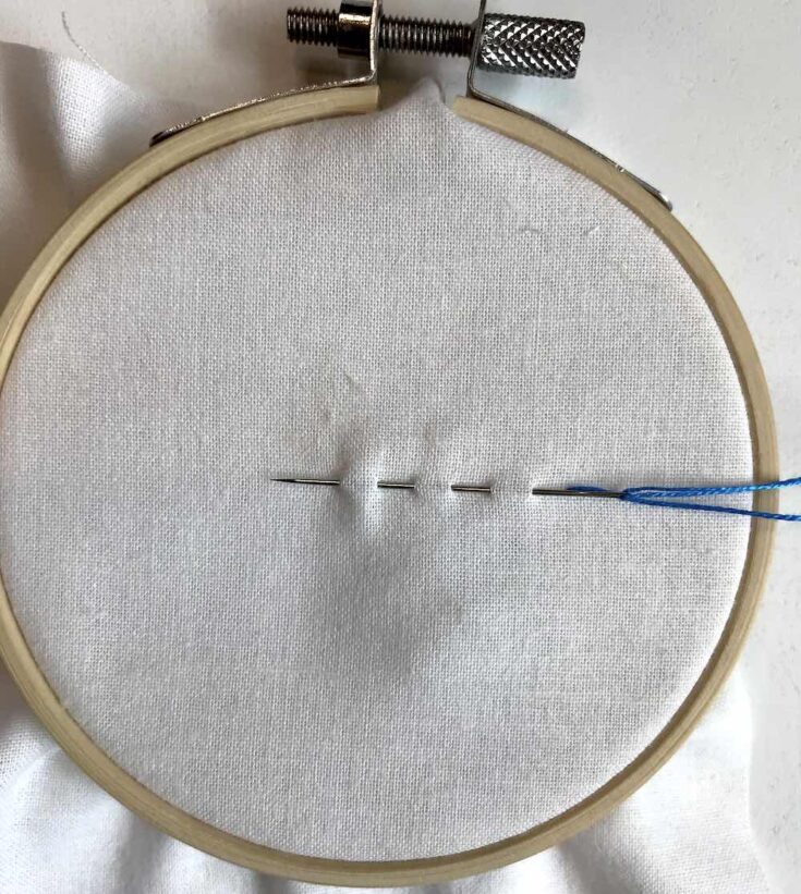 Double Running Stitch Embroidery - Create Whimsy