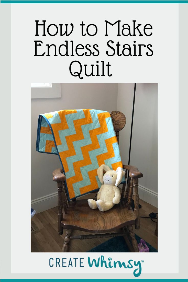 How to Make the Endless Stairs Quilt Block Pattern - Create Whimsy
