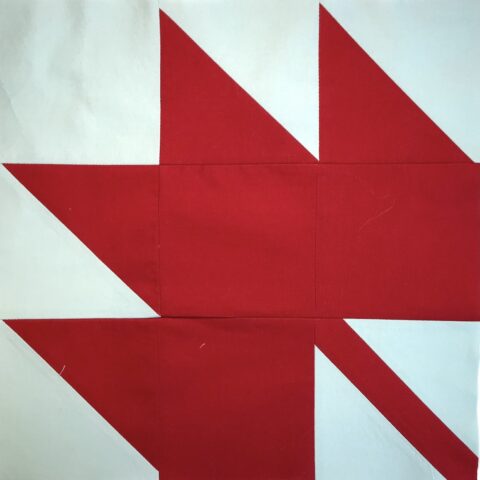 Maple Leaf Quilt Block: Free Tutorial for 5 Sizes - Create Whimsy