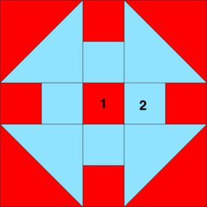 How to Make the Monkey Wrench Quilt Block: Free Tutorial - Create Whimsy