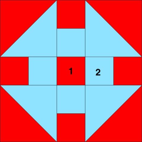 How to Make the Monkey Wrench Quilt Block: Free Tutorial - Create Whimsy