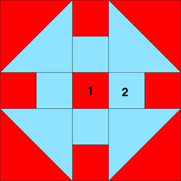 How to Make the Monkey Wrench Quilt Block: Free Tutorial - Create Whimsy