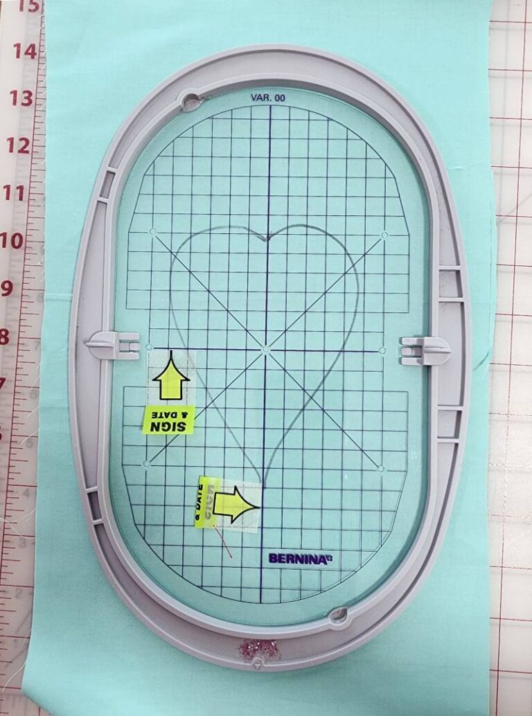 Center Machine Embroidery with Hoop Templates - Create Whimsy